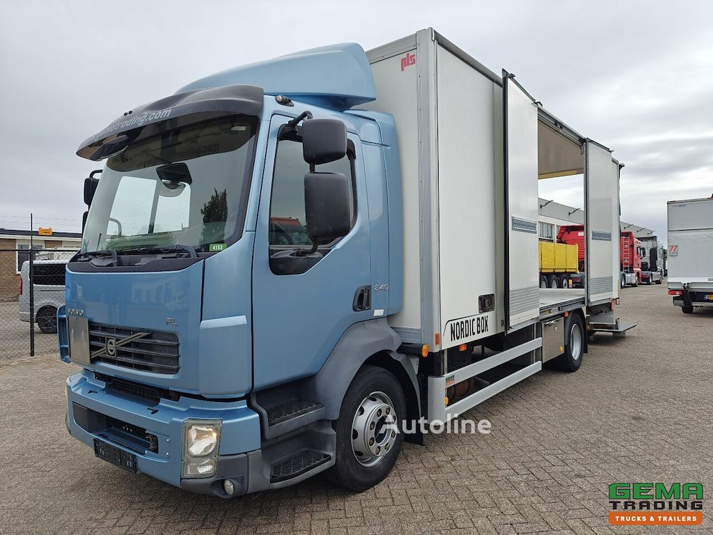 Volvo FL240 4x2 Daycab Euro 5 - 6 cylinder - Closed Body 6.5 m + Tail kamion furgon