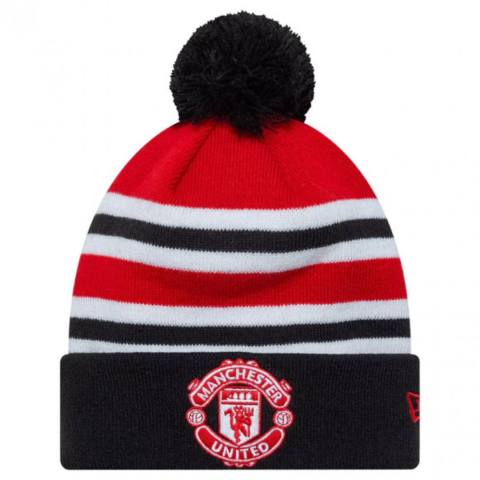 Manchester United New Era Bar Stripe Cuff zimska kapa