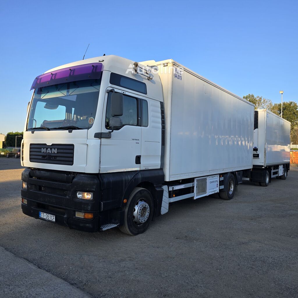 MAN TGA 18.410 plus Fruehauf kamion hladnjača + prikolica hladnjača