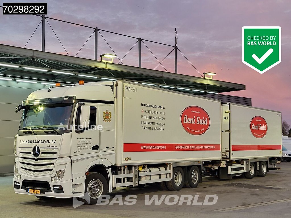 Mercedes-Benz Actros 2643 6X2 NL-Combi Frigoblock FB-FIL2 2tons Ladebordwand R kamion hladnjača