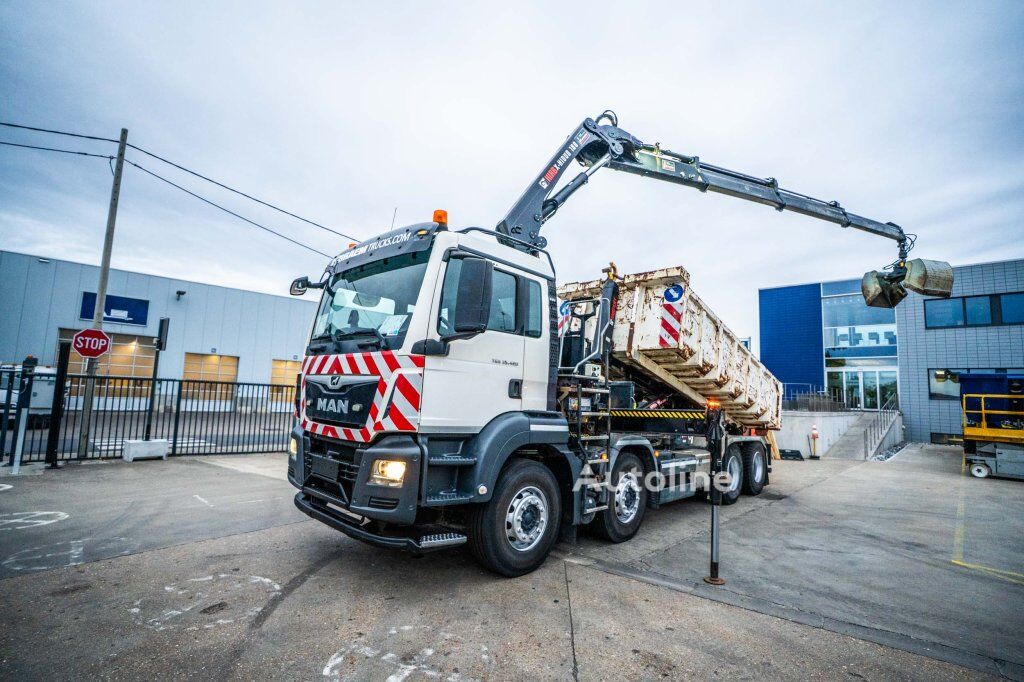 MAN TGS 32.420 BL + HIAB X-HIDUO 188/3x kamion rol kiper