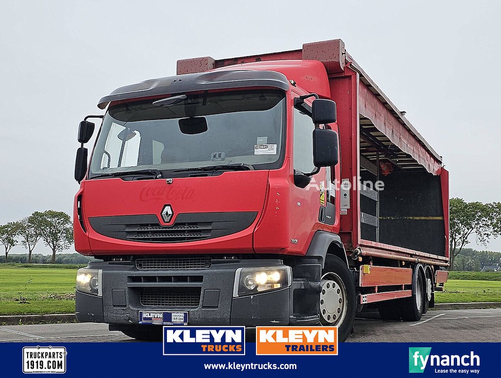 Renault PREMIUM 380 6x2 kamion sa klizna zavesa cerada
