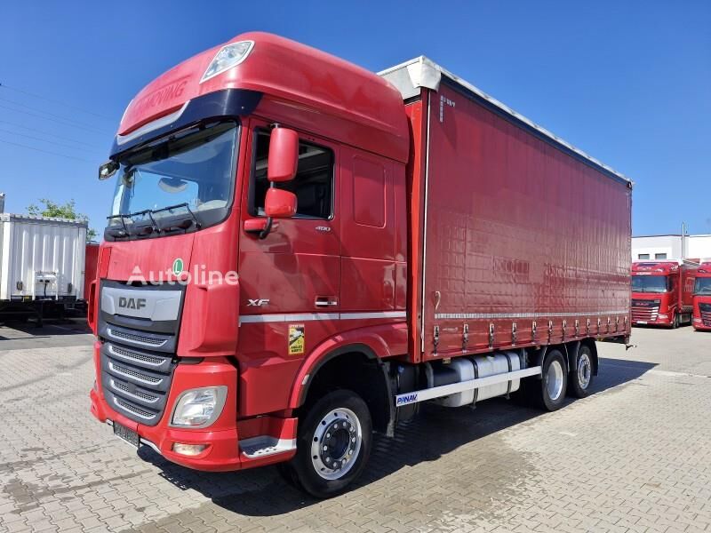 DAF XF 480 FAR LOW DECK kamion sa klizna zavesa cerada