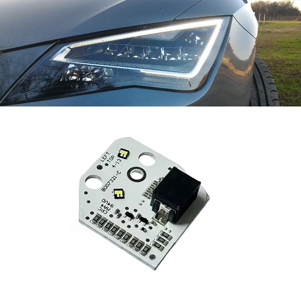 LED plocica, LED DRL driver Seat leon 2013-2016 - levi far