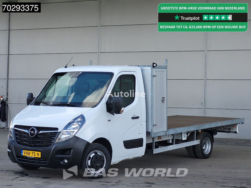 Opel Movano 165PK Open Laadbak Dubbellucht 3,5t Trekhaak LED Navi Air kamion s ravnom platformom < 3.5t
