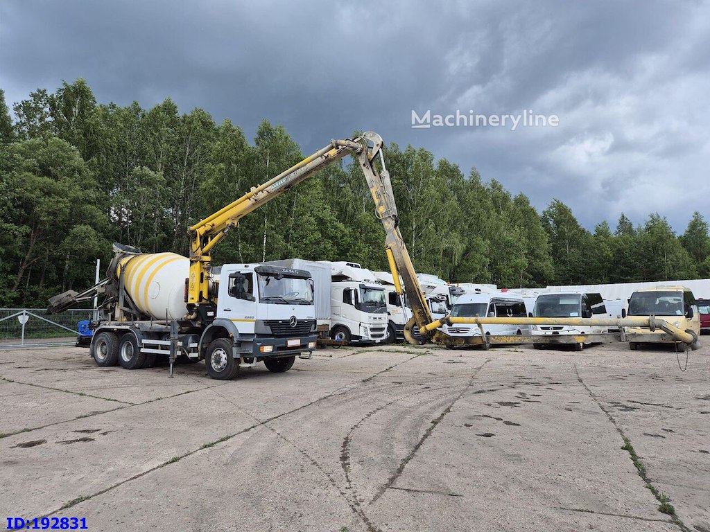 Saraka MT-17\EL na šasiji Mercedes-Benz Atego 2628 6x4 Schwing 17m 9m3 kamion s mešalicom za beton