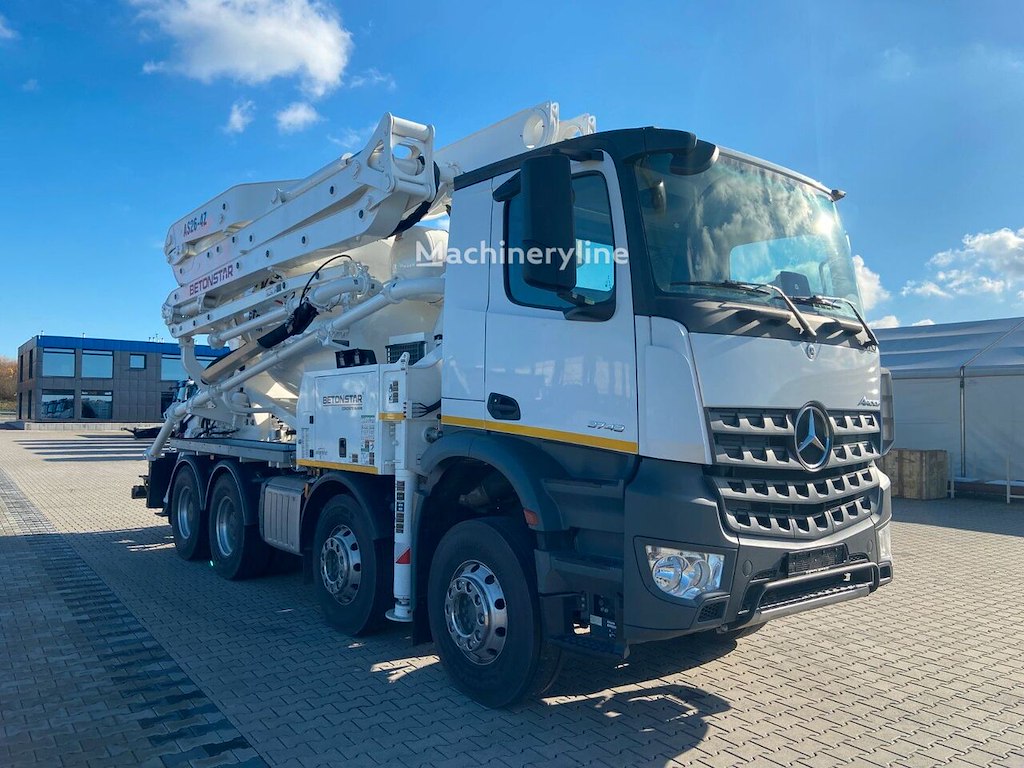 Novi Mercedes-Benz AROCS 3740 PUMIX - 8x4 - Mixer 7m3 - Pump 26 Meter - kamion s mešalicom za beton