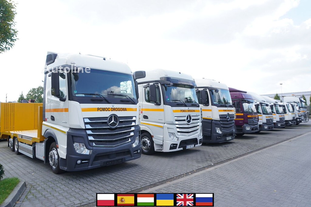 Mercedes-Benz Actros 1845 / NEW TOW TRUCK PLATFORM/ Sleeper cab / several unit šlep auto