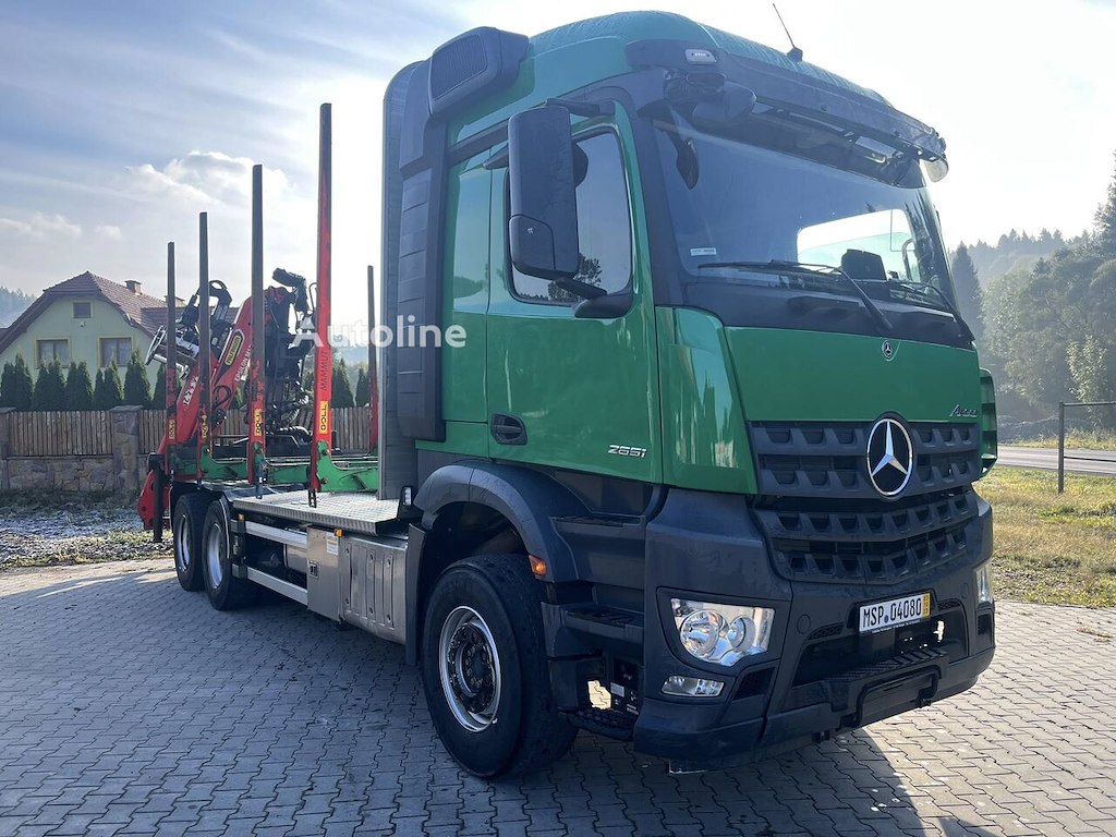 Mercedes-Benz Arocs 2651 kamion za prevoz drva + šumarska prikolica
