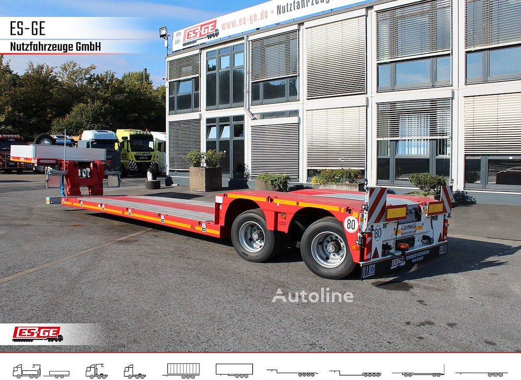 Nova Faymonville MAX Trailer MAX510 Tiefbett 2x10 t poluprikolica sa niskom platformom