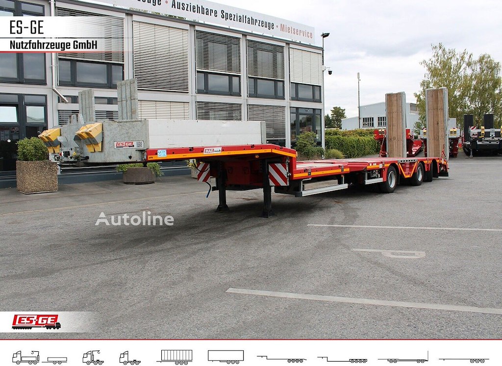 Faymonville MAX Trailer MAX100 poluprikolica sa niskom platformom