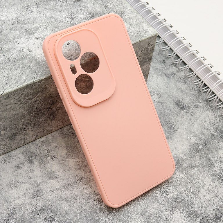 Zastitna maska (futrola) Soft 3D camera - Huawei Honor 400 Pro roze (MS)