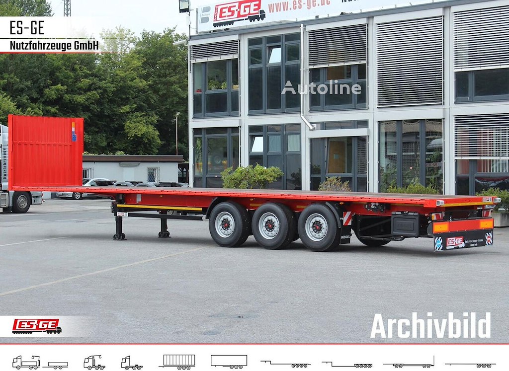 Nova Kögel Multi Chassis Rungen poluprikolica platforma