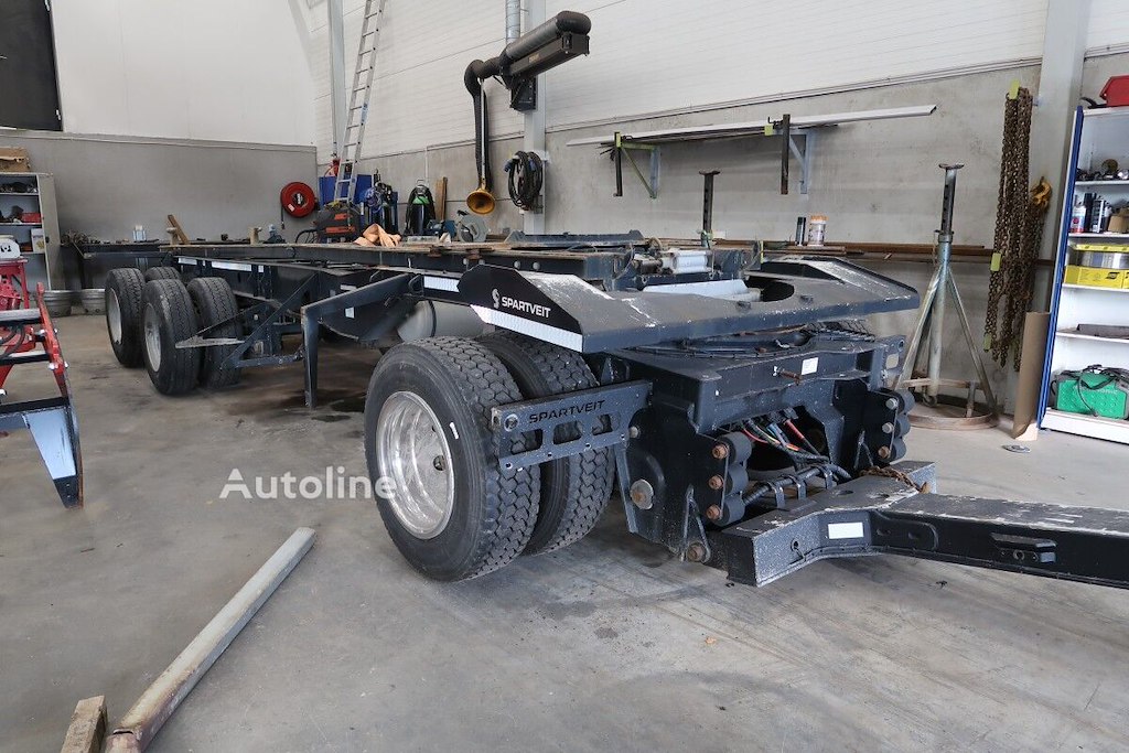 Prodaje se Spartveit Andre Spartveit c3-akslet hengerchassis / containerchassis prikolicu za kontejnere na aukciji