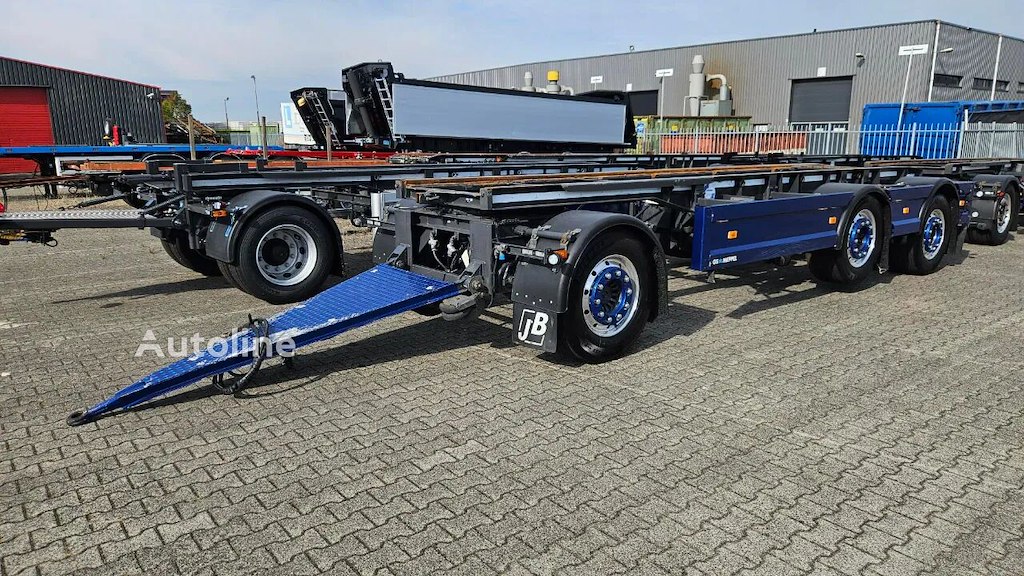 GS Meppel AIC-2700 N - 2-ZIJDIG OPZETBAAR - ALCOA prikolica za kontejnere