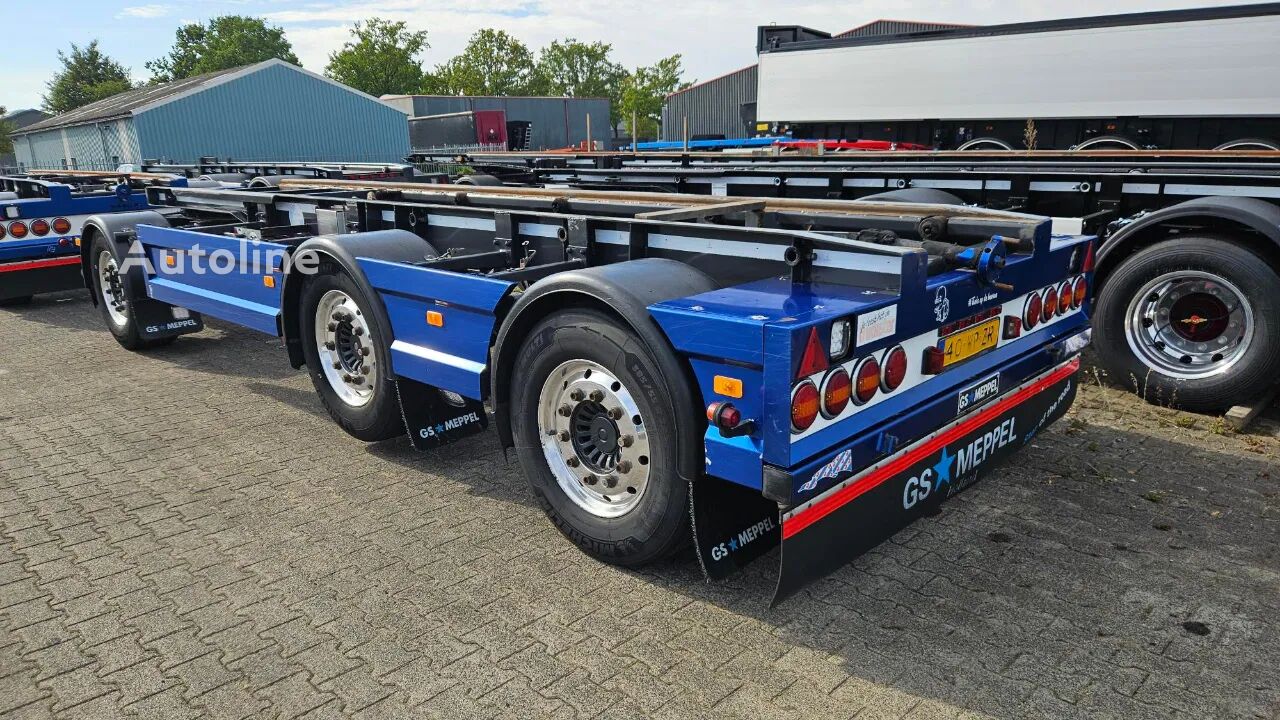 GS Meppel AIC-2700 N - 2-ZIJDIG OPZETBAAR - ALCOA prikolica za kontejnere