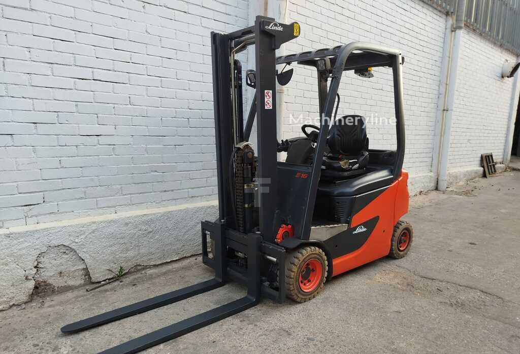 Linde E16P električni viljuškar
