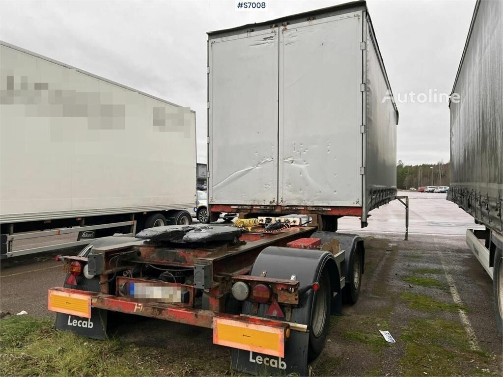 Fliegl SZS380 Link-Trailer izmenjivi sanduk s ceradom