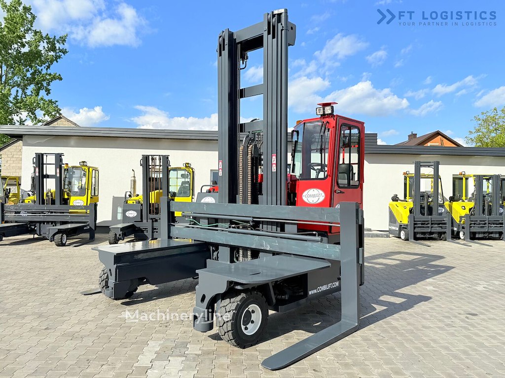 Combilift C8000 / GAS / TRIPLEX 8300 / WIDE FORK POSITIRONER / FREE-LIFT / bočni viljuškar