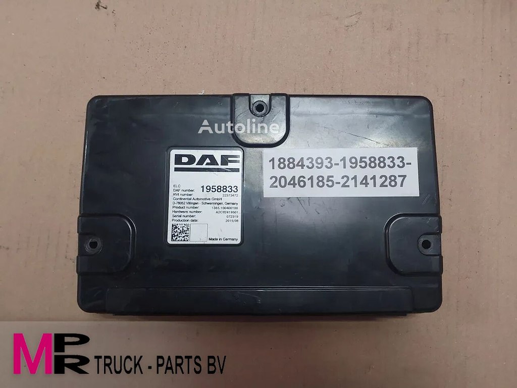 DAF Elektro regeleenheid verlichting (ELC) - 1884393G Elektro regele za kamiona