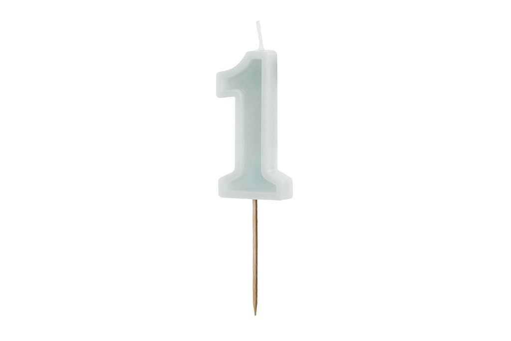 SVEĆICA BR. 1 BLEDO MINT – 6CM