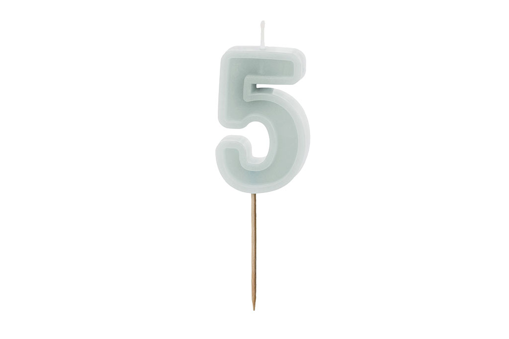 SVEĆICA BR. 5 BLEDO MINT – 6CM