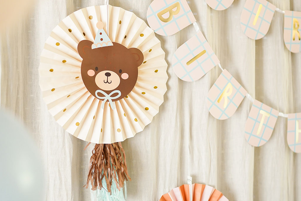 DEKORATIVNE ROZETE TEDDY BEAR – 2 KOM