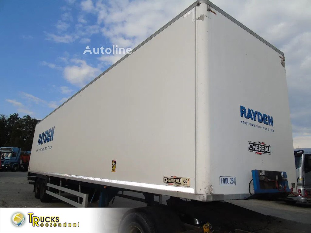 Chereau ROLLERS + 2 AXLE furgon poluprikolica