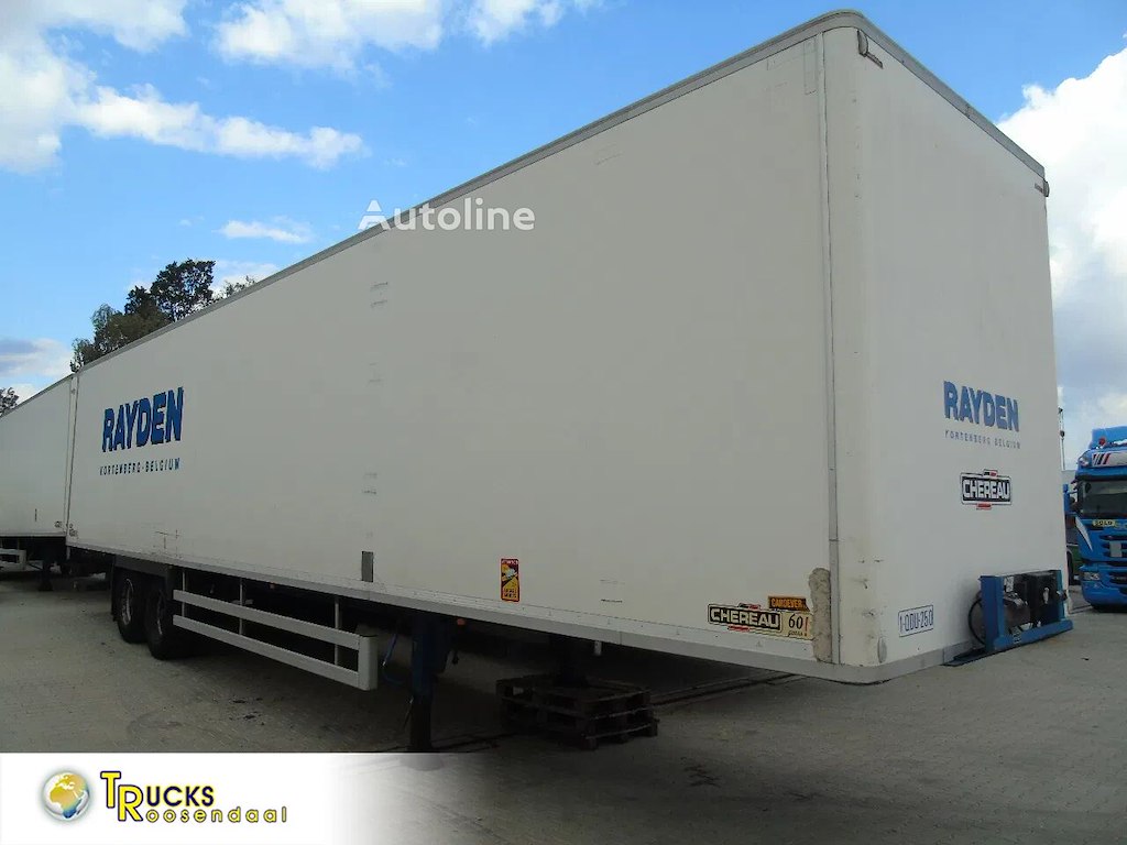 Chereau + rollers + 2x AXLE furgon poluprikolica