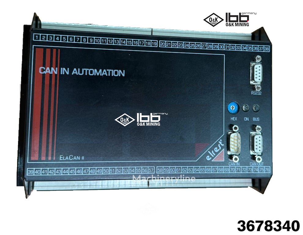PLC Regulator UNPROGRAMMED O&K RH40-400 3678340 za Caterpillar 6015-6090 O&K RH40-400 bagera