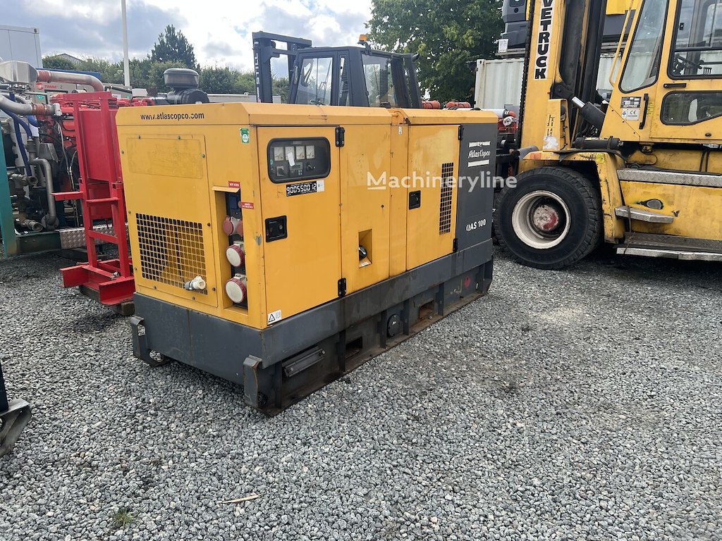 Atlas Copco Notstromaggregat 100 KVA Stromerzeuger Stromaggregat diesel generator