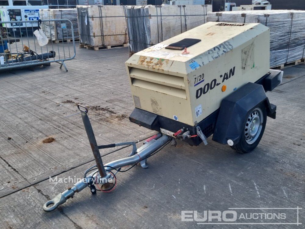 Prodaje se Doosan 720 mobilni kompresor na aukciji