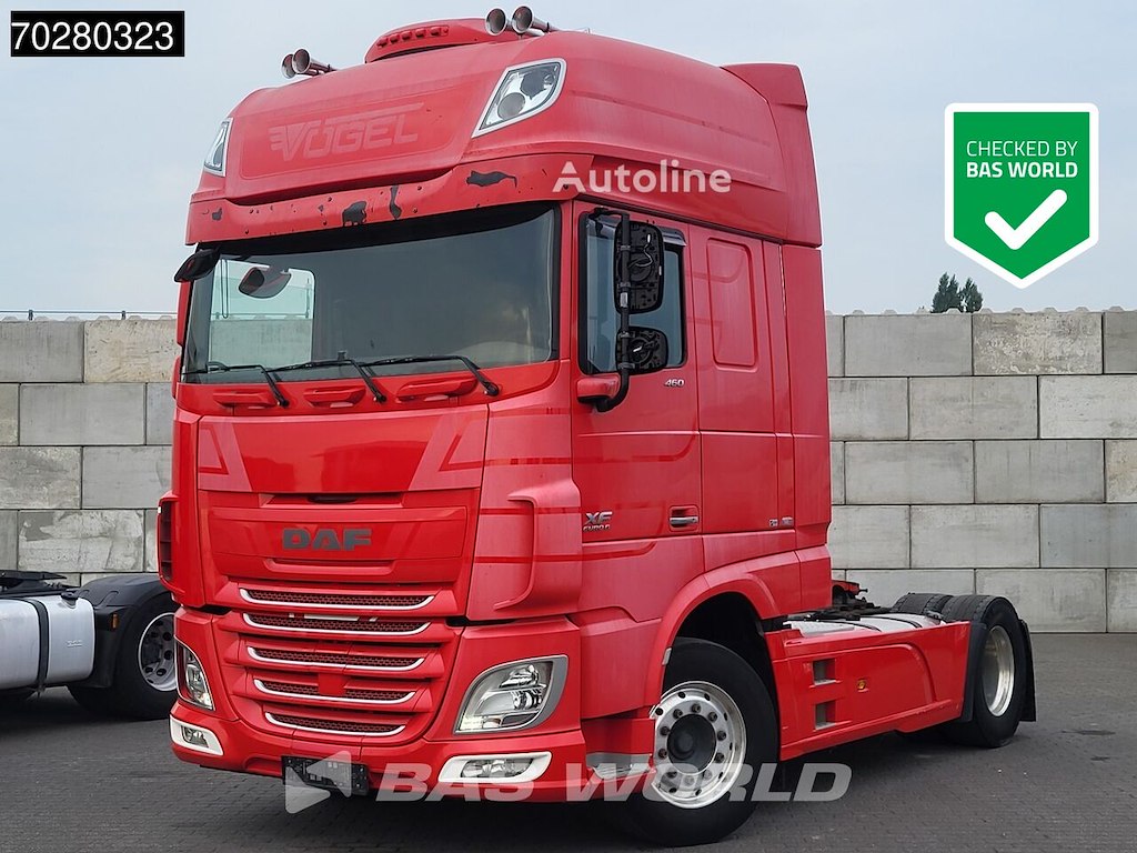 DAF XF 460 4X2 ENGINE PROBLEM! SSC Retarder 2xTanks Standklima ACC E tegljač nakon udesa