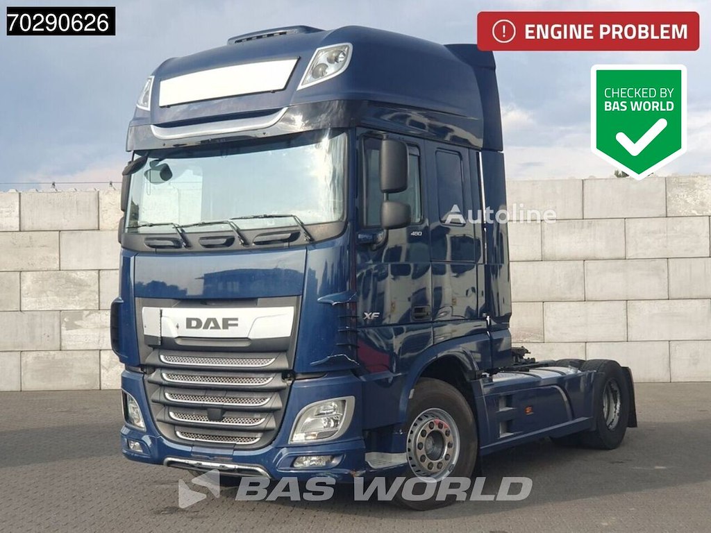 DAF XF 480 4X2 ENGINE PROBLEM! SSC 2xTanks Satndairco ACC Euro 6 tegljač