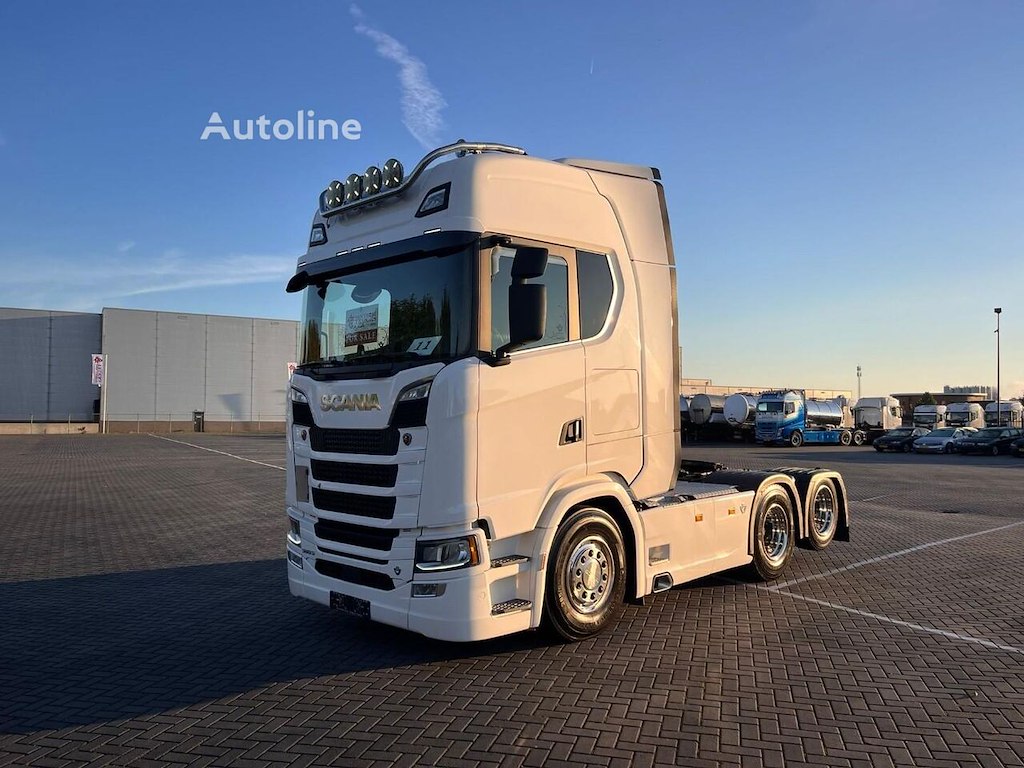 Scania S580 6X2 full air, Retarder,, tegljač