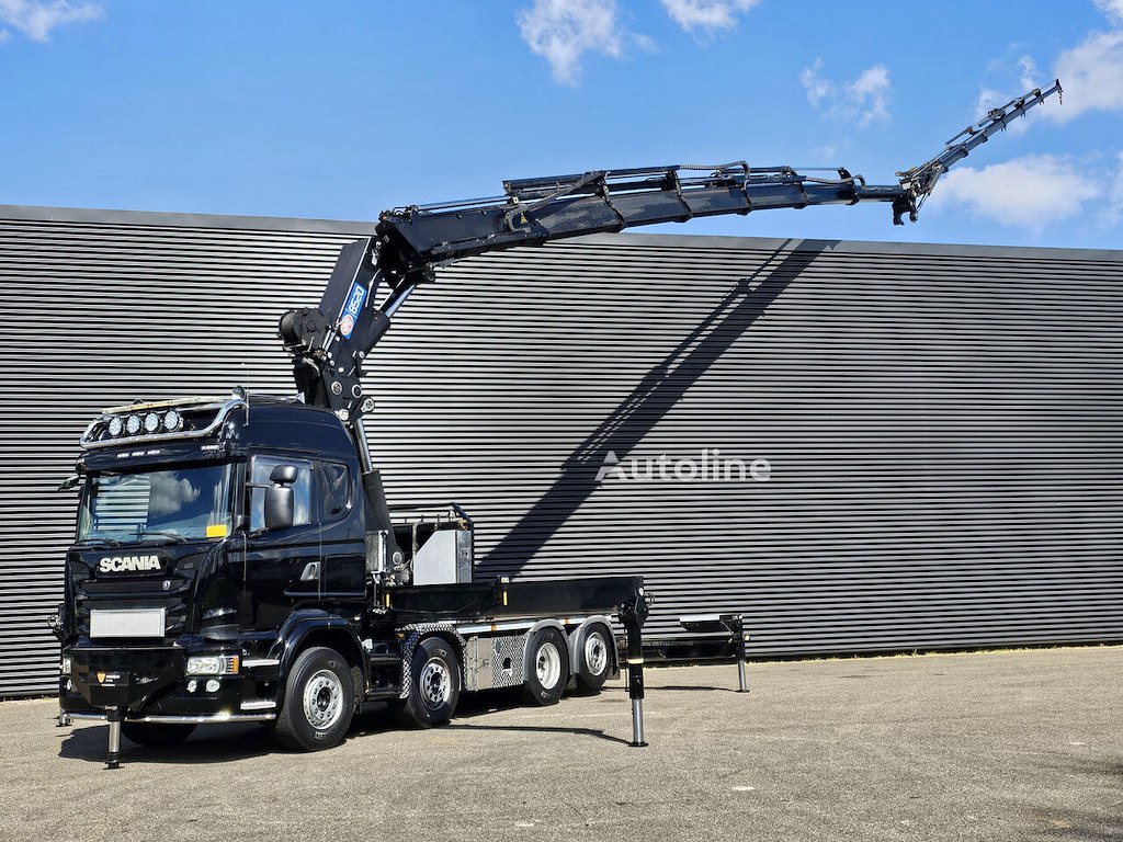 Scania R490 / 8x2 / HMF 85 TM CRANE / WINCH / JIB tegljač