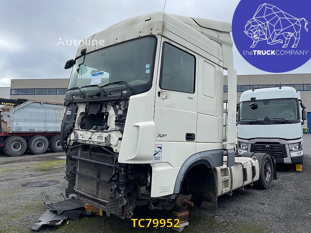 DAF XF Euro6 XF Euro6 480 Euro 6 tegljač nakon udesa