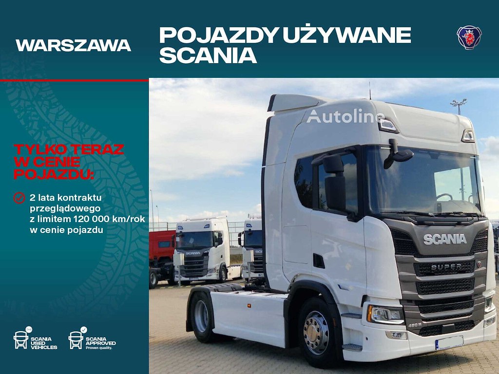 Scania Bogata Wersja, Stare Zegary !!! / Dealer Scania Na tegljač