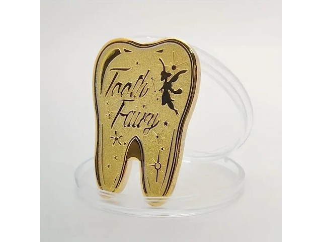 Zubic Vila novcic Gold Tooth Fairy NOVO
