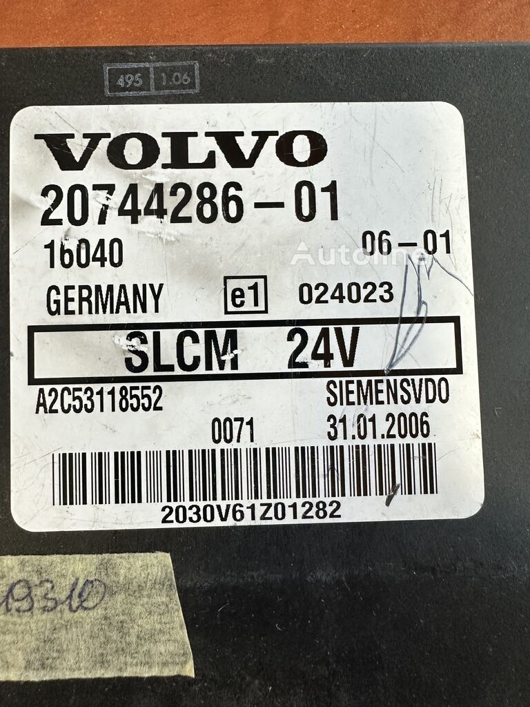 Volvo 20744286-01 upravljačka jedinica za Volvo Fh13 tegljača