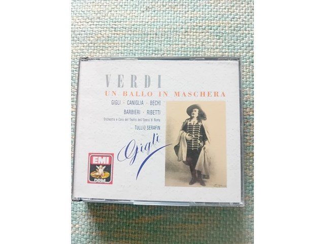 Giuseppe Verdi Un ballo in maschera 2 x CD