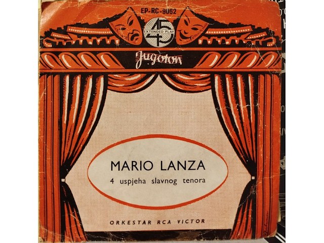 Mario Lanza– 4 Uspjeha Slavnog Tenora (singl)