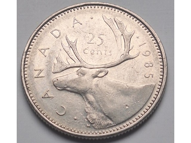 25 Centi 1985 Kanada