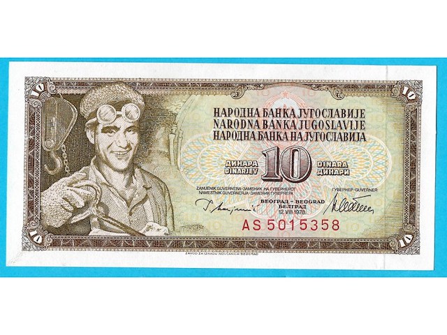 10 dinara 1978