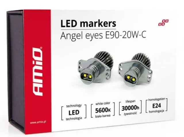 SIJALICE BMW E90/E91 LED MARKERI “ANDJEOSKE OCI” ZA XENON SIJALICE – AMIO 01541