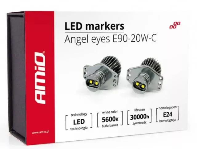SIJALICE BMW E90/E91 LED MARKERI “ANDJEOSKE OCI” ZA XENON SIJALICE – AMIO 01541
