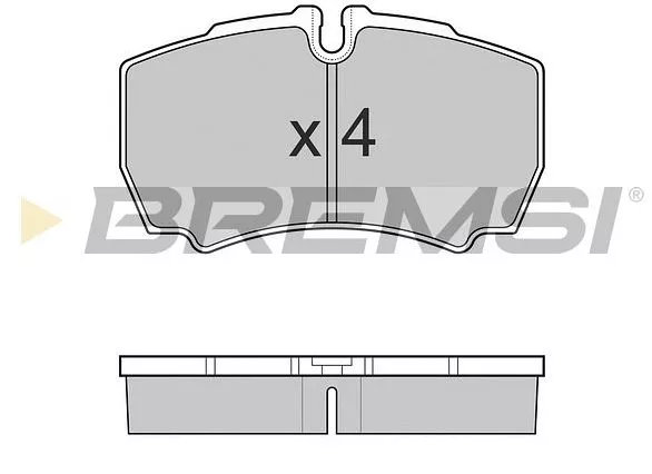 Pločice zadnje Iveco Daily 1999-2006 Bremsi
