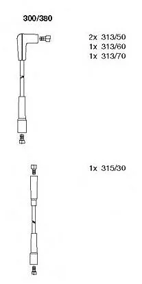 KABALOVI SVEĆICA OPEL CORSA A 1.2 1.3 1982-1993 BREMI