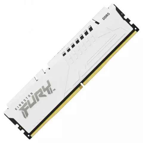KINGSTON 16GB (1X16GB) DDR5 6400MT/S CL32 FURY BEAST WHITE XMP DIMM MEMORIJA | KF564C32BW-16