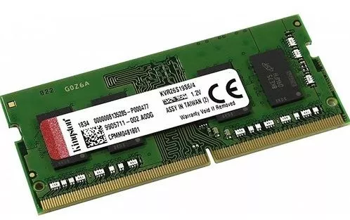 KINGSTON 8GB 2666MHZ DDR4 NON-ECC CL19 SODIMM 1RX16 | KVR26S19S6/8